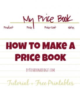 Price Books 101 & Free Printables